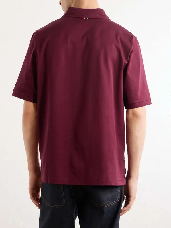 Thom Browne Cotton-jersey Polo Shirt