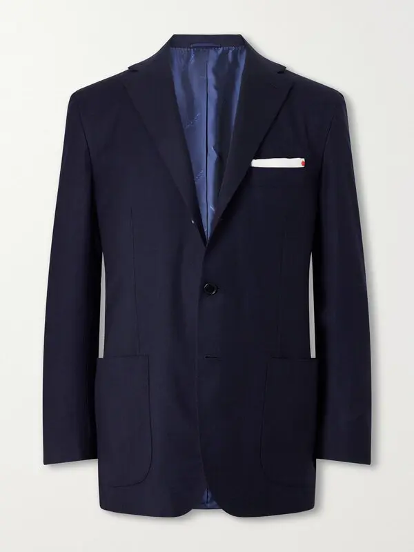 Kiton Virgin Wool Suit Jacket