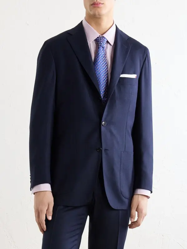 Kiton Virgin Wool Suit Jacket