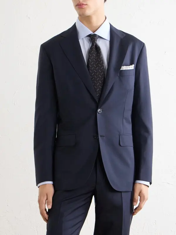 Brioni Plume Wool And Mohair-blend Suit Jacket