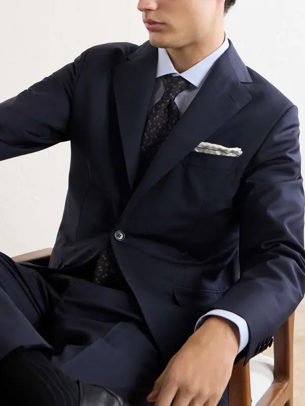 Brioni Plume Wool And Mohair-blend Suit Jacket