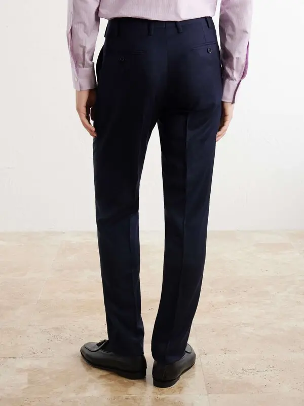 Kiton Straight-leg Virgin Wool Trousers