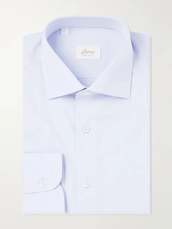 Brioni Cotton Shirt - Blue