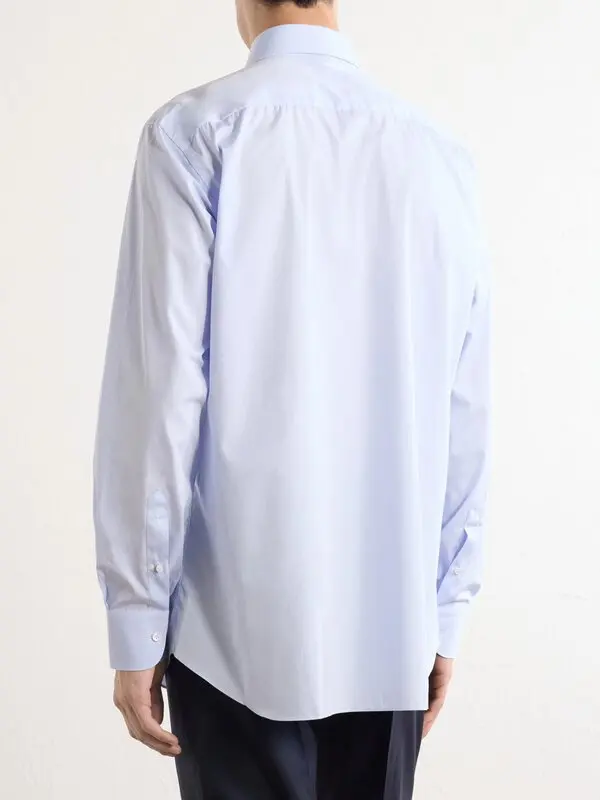 Brioni Cutaway-collar Cotton Shirt