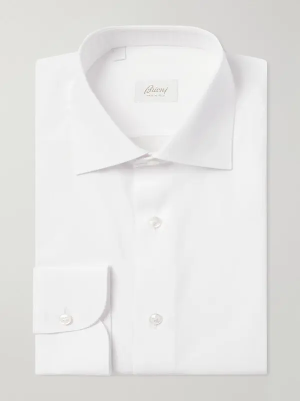 Brioni Cotton Shirt - White