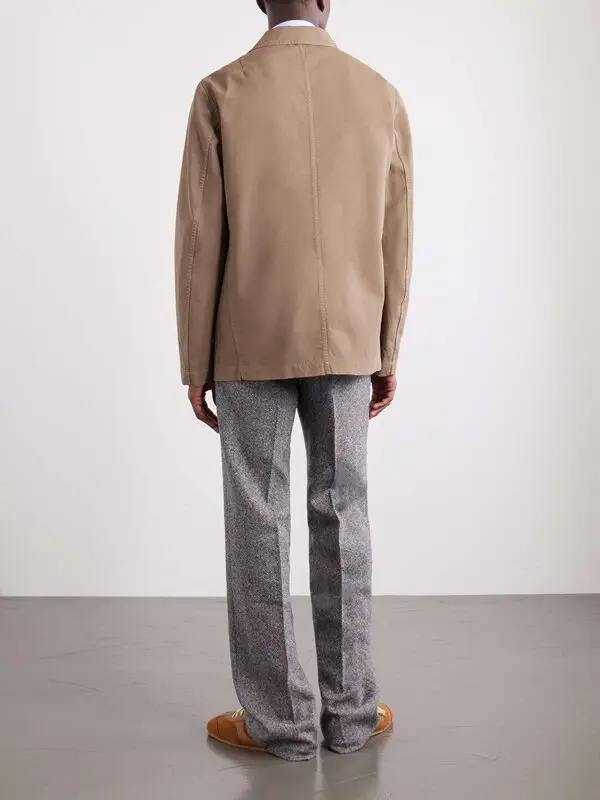 Dries Van Noten Braxton Garment-dyed Cotton Jacket