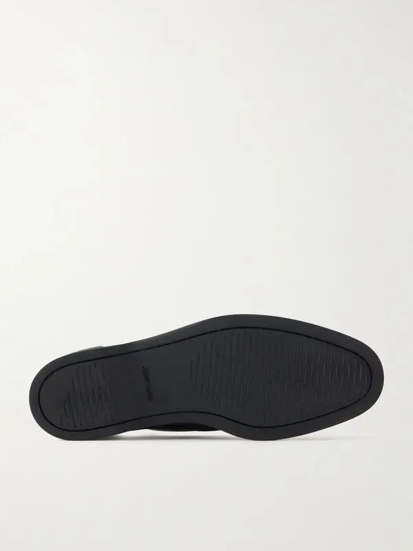 John Lobb Pace Full-grain Leather Loafers