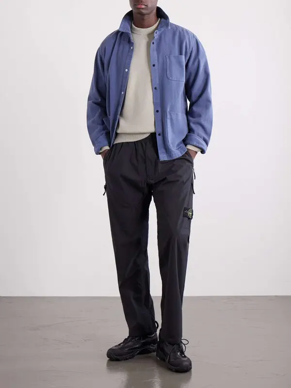 Stone Island Straight-leg Shell Trousers