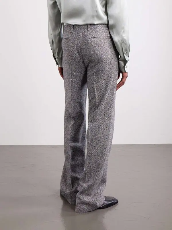 Dries Van Noten Panvel Straight-leg Wool-twill Trousers