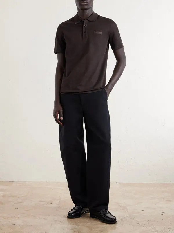 Givenchy Logo-appliquéd Cotton-piquéd Polo Shirt