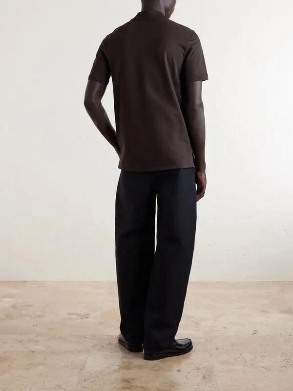 Givenchy Logo-appliquéd Cotton-piquéd Polo Shirt