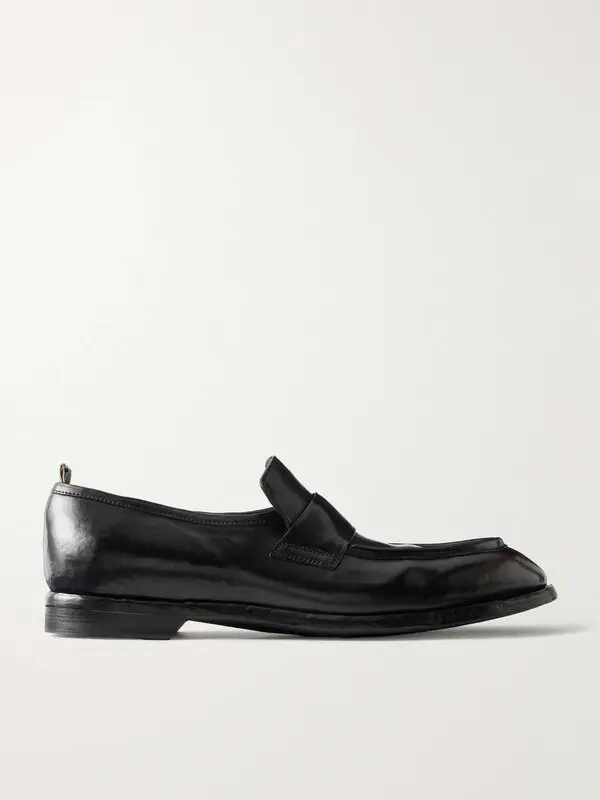 Officine Creative Sound 010 Leather Loafers - Black