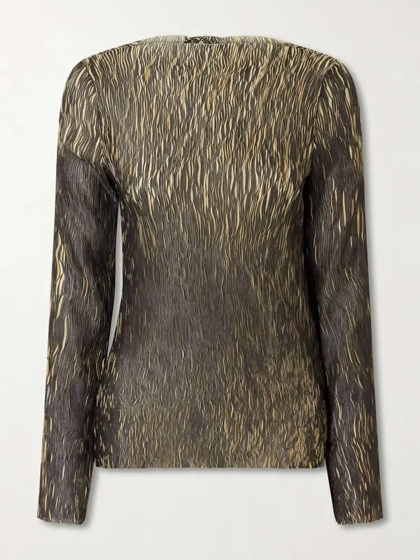 LIBEROWE Plissé Blouse - Green