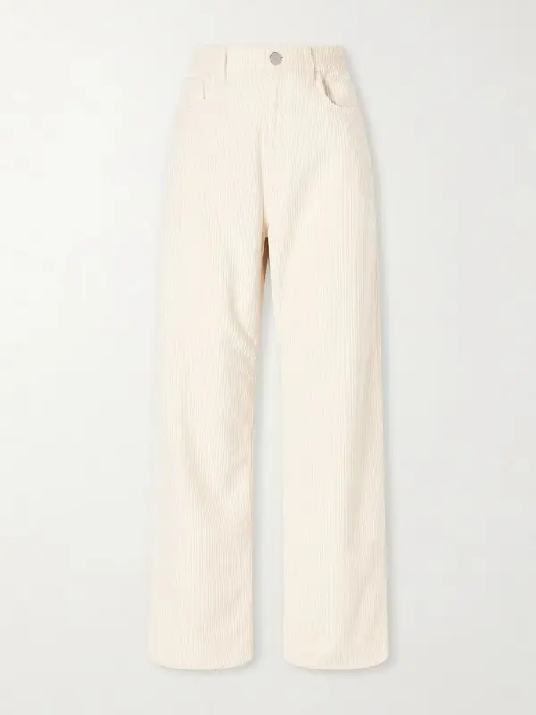 RÓHE Cotton-corduroy Wide-leg Pants