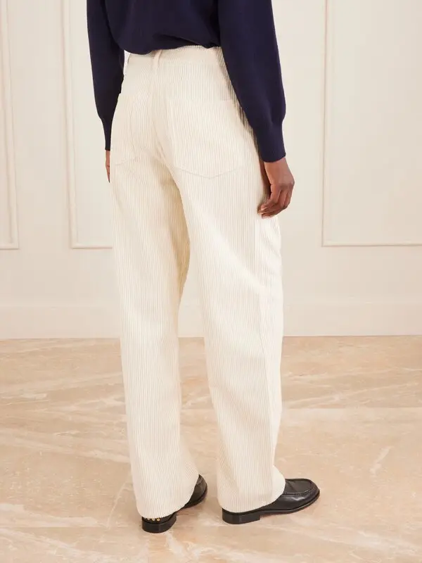 RÓHE Cotton-corduroy Wide-leg Pants