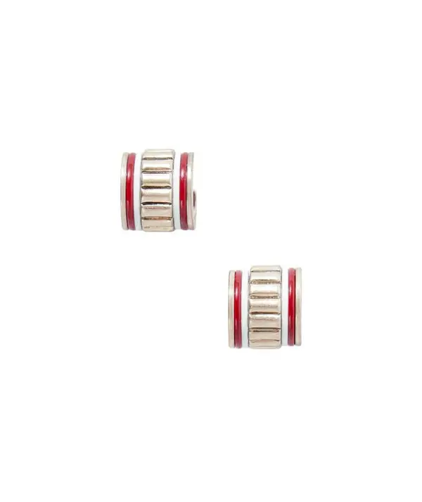 ROXANNE ASSOULIN The Crimp Chubby Two-tone Earrings - Gold