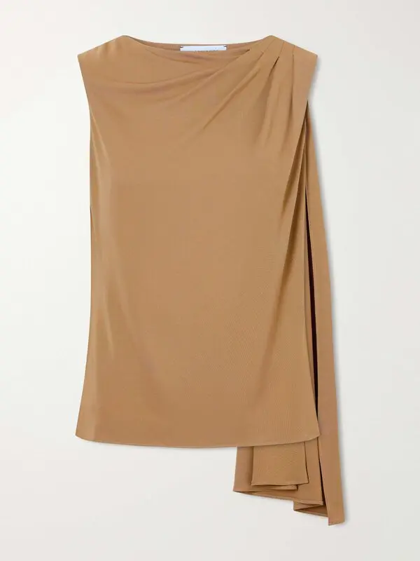 KALLMEYER Floriana Draped Jersey Blouse