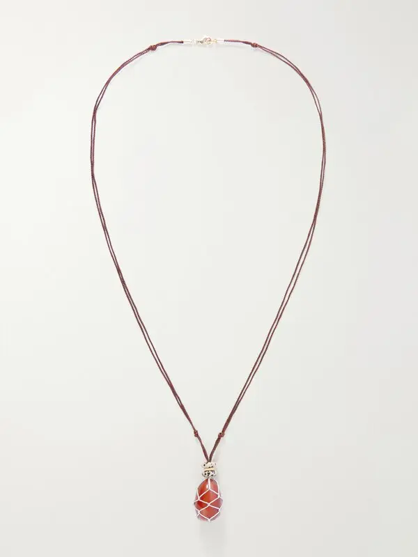 ROXANNE ASSOULIN Carnelian Pendant Necklace - Red