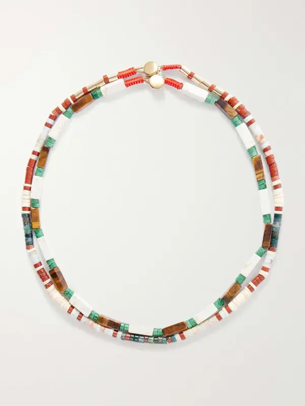 ROXANNE ASSOULIN Dunes Set Of Two Beaded Necklaces - Multi