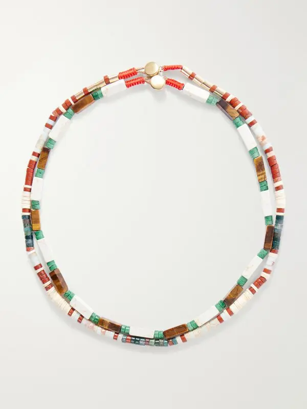 ROXANNE ASSOULIN Dunes Set Of Two Beaded Necklaces - Multi