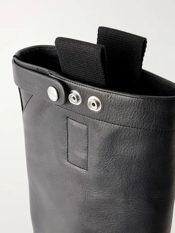 Rick Owens Leather Knee-high Boots