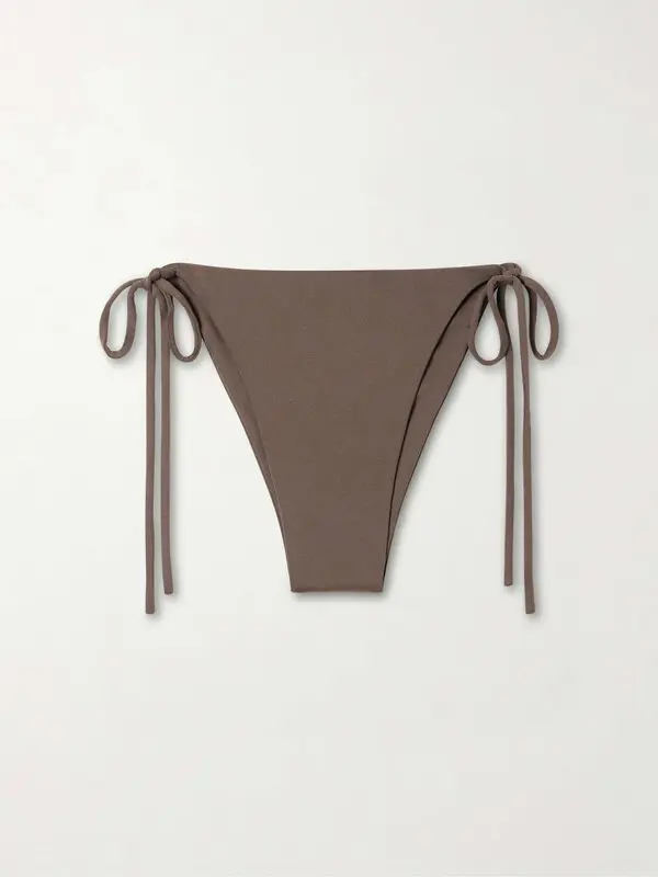 Magda Butrym Stretch-jersey Bikini Briefs - Dark Brown