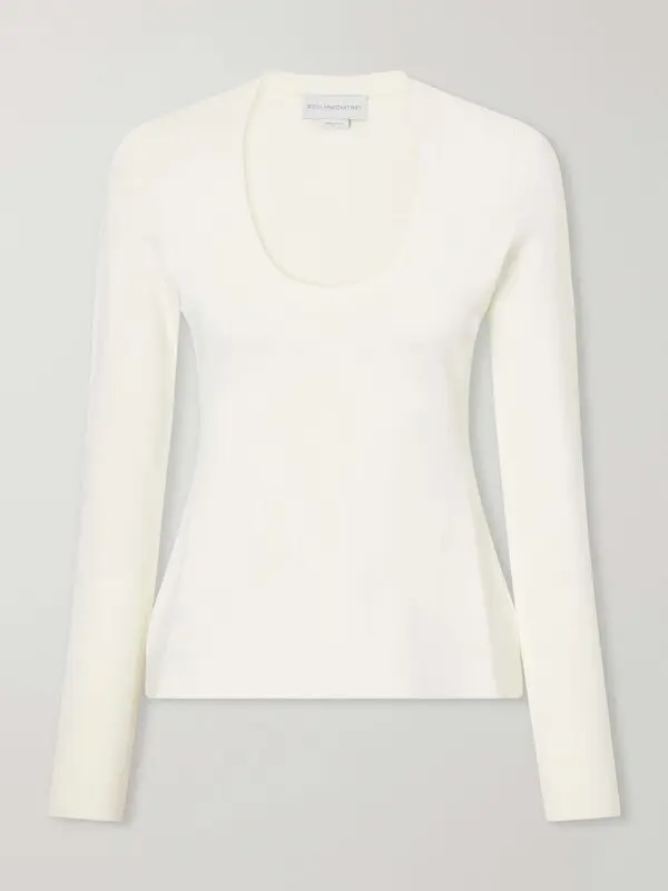 Stella McCartney Jersey T-shirt - Cream