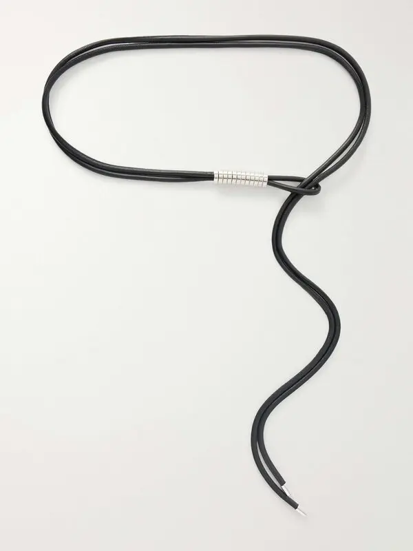 KALLMEYER Lowell Embellished Leather Belt - Black