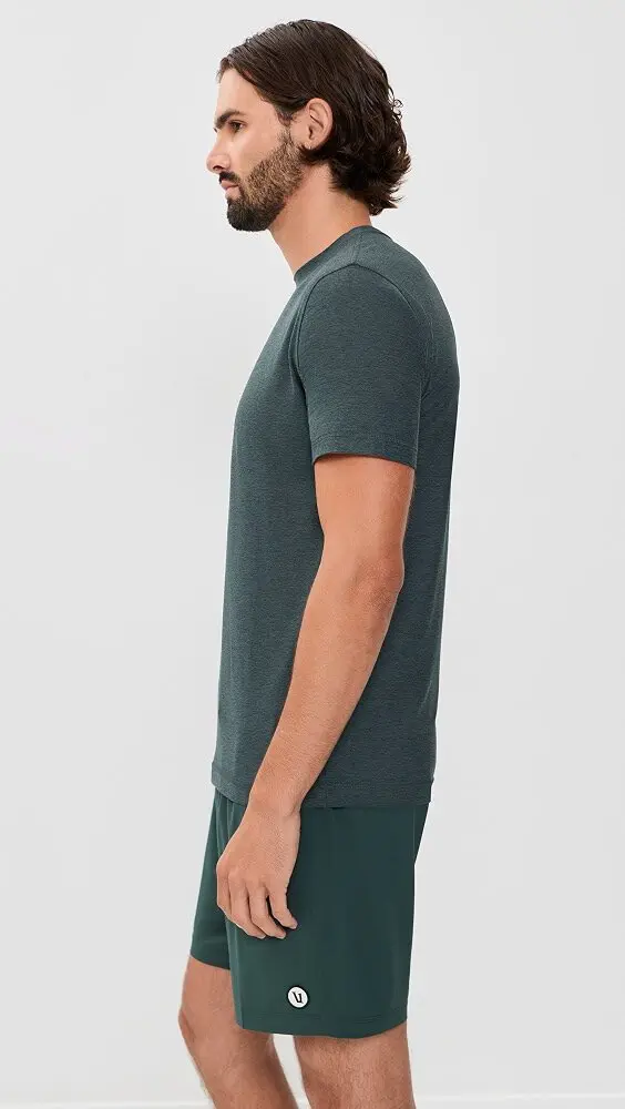Vuori Strato Tech Tee - Hemlock Heather