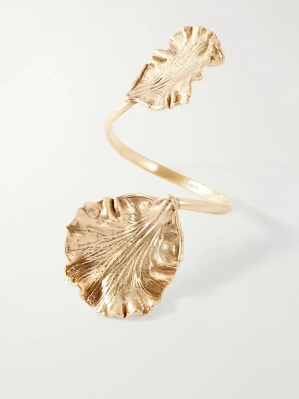 Cult Gaia Iris Tone Cuff - Gold