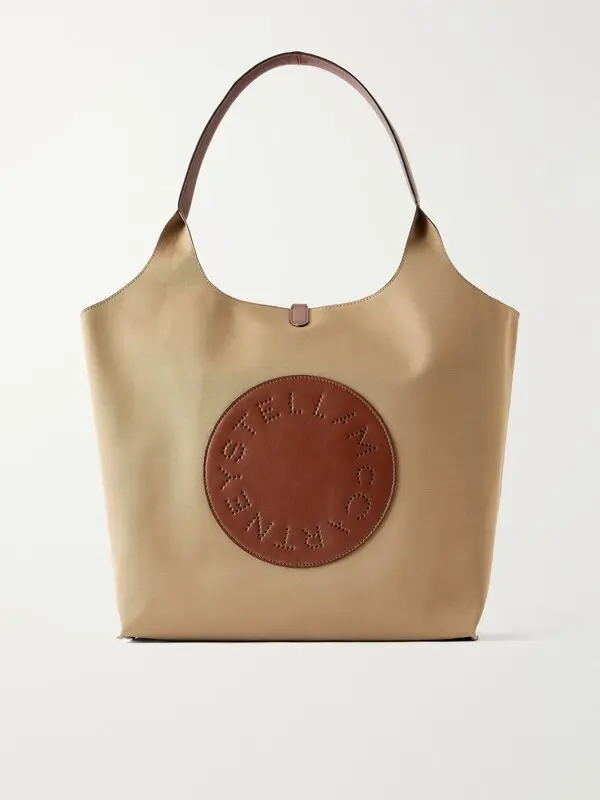 Stella McCartney Logo-embossed Reversible Tote - Brown