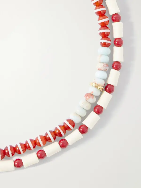 ROXANNE ASSOULIN Paprika Set Of Two Beaded Necklaces