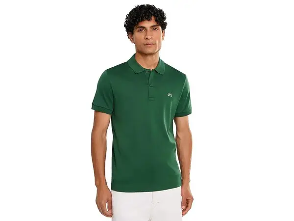 Lacoste Regular Fit Cotton Pima Polo Shirt Clothing - Green