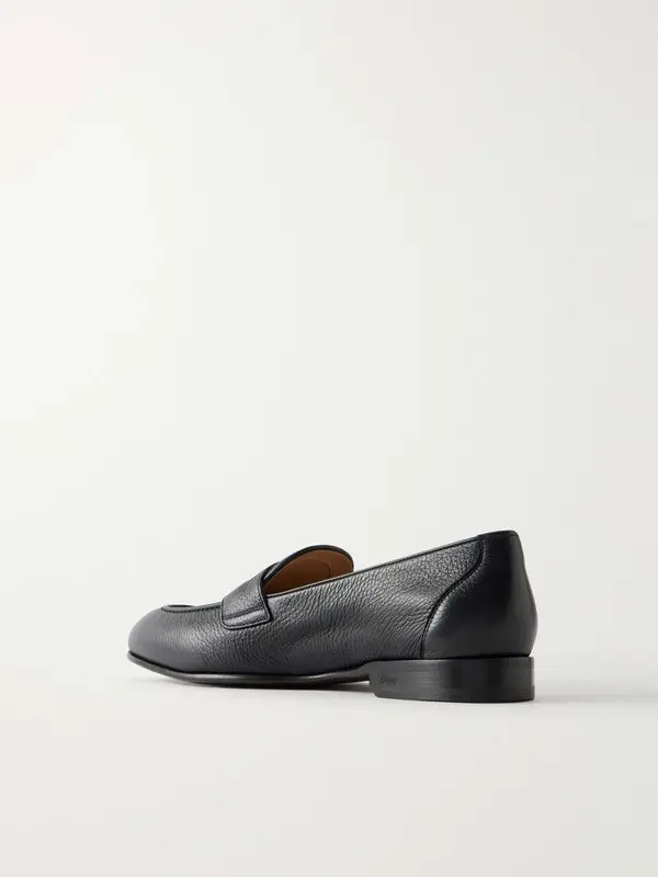 Brioni Leather Penny Loafers