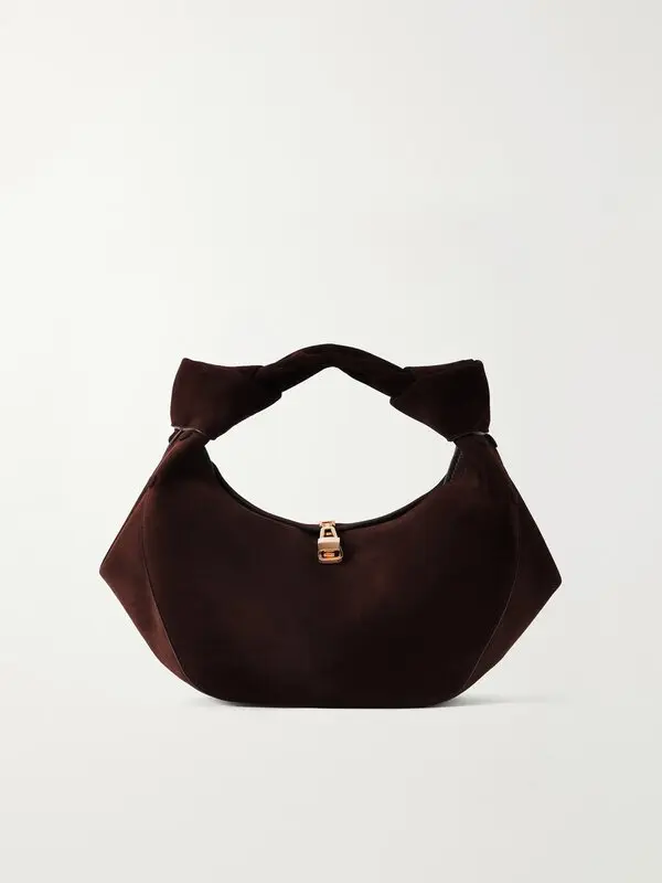 Gabriela Hearst Antonia Suede Shoulder Bag - Brown