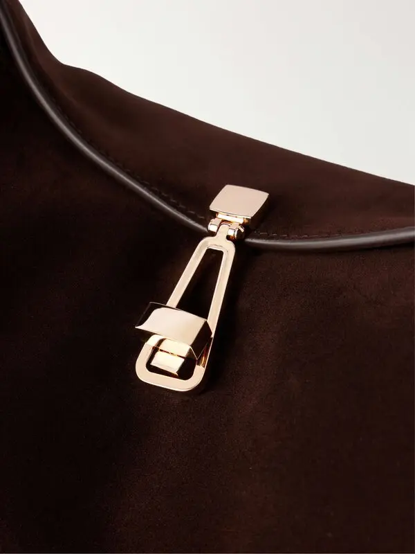 Gabriela Hearst Antonia Mini Suede Shoulder Bag
