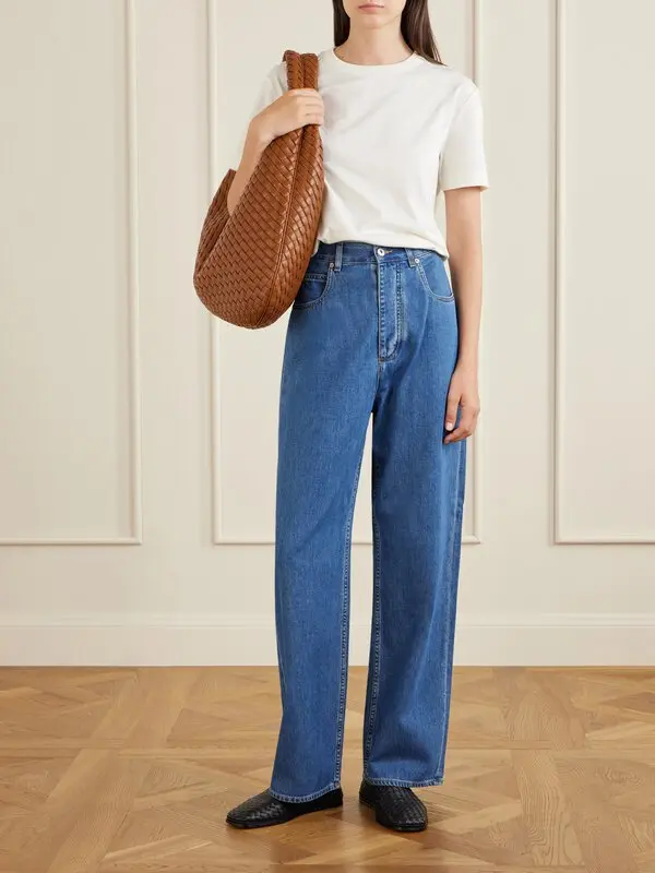 Bottega Veneta Maxi Veneta Intrecciato Leather Shoulder Bag