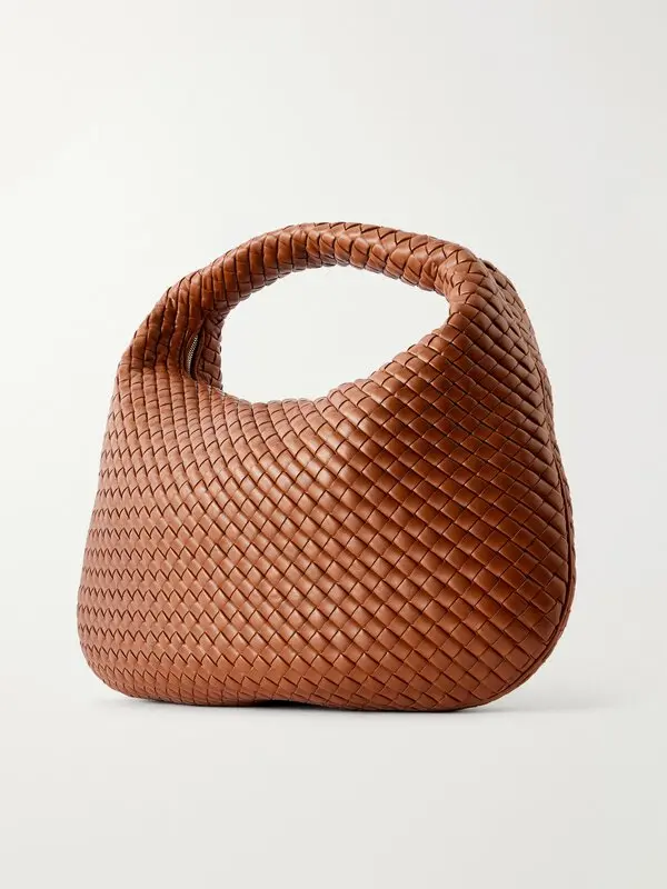 Bottega Veneta Maxi Veneta Intrecciato Leather Shoulder Bag
