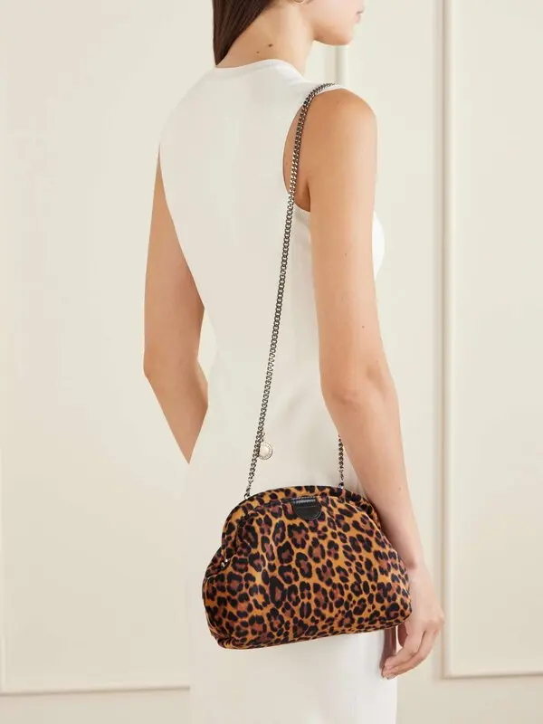 Stella McCartney Falabella Velvet Clutch