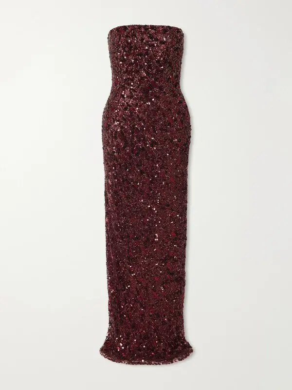 Jenny Packham Sirocco Sequined Tulle Gown