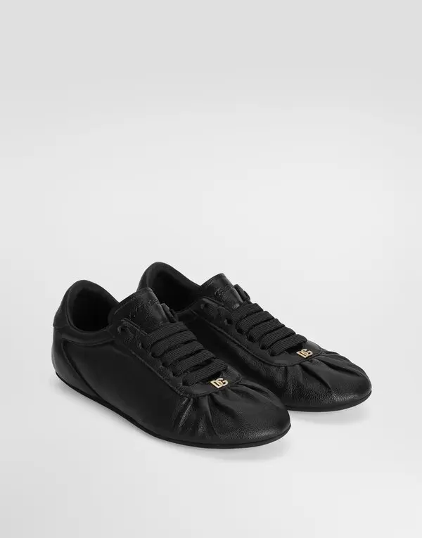 Dolce & Gabbana Soft Ballet Sneakers In Calfskin