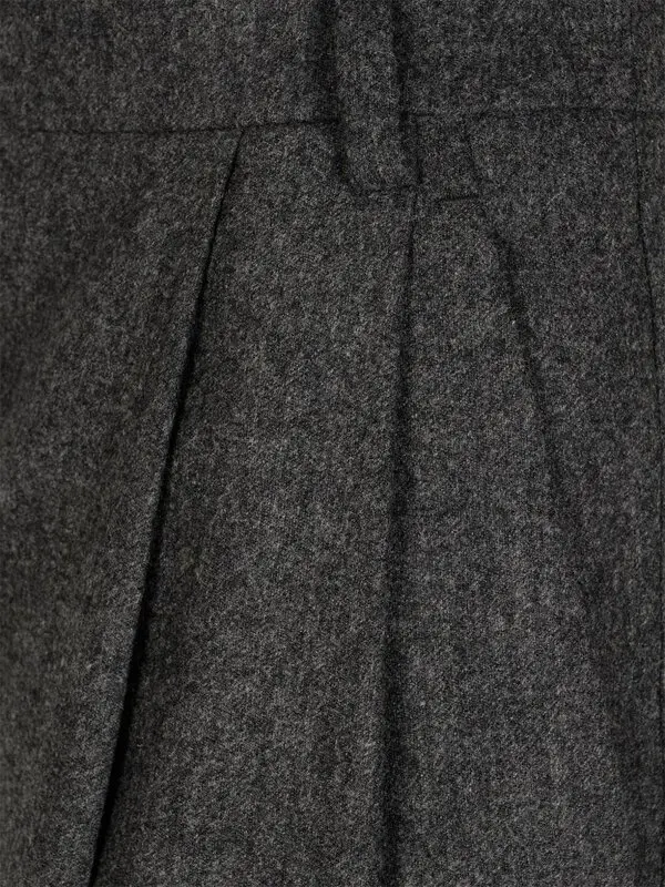 Emporio Armani Wool Checked Trousers