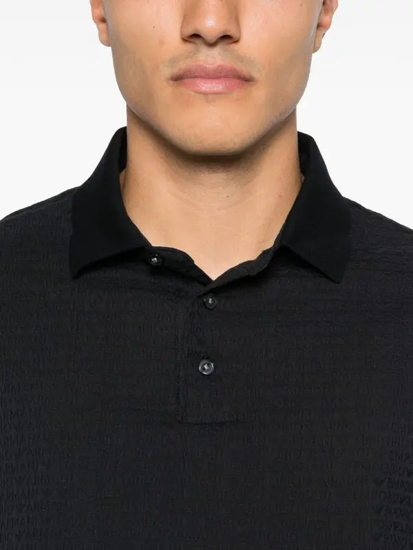 Emporio Armani Logo Cotton Polo Shirt