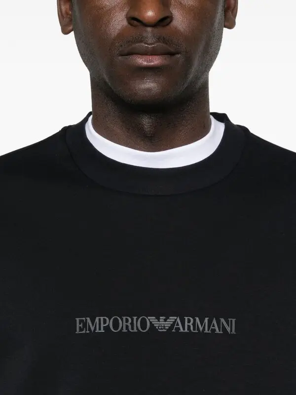 Emporio Armani Logo Cotton Sweatshirt