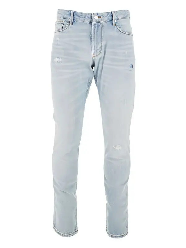 Emporio Armani Slim Denim Jeans - Sky Blue