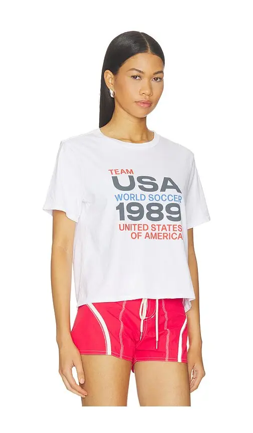 SUNNY SOMEWHERE Team Usa World Soccer Tee