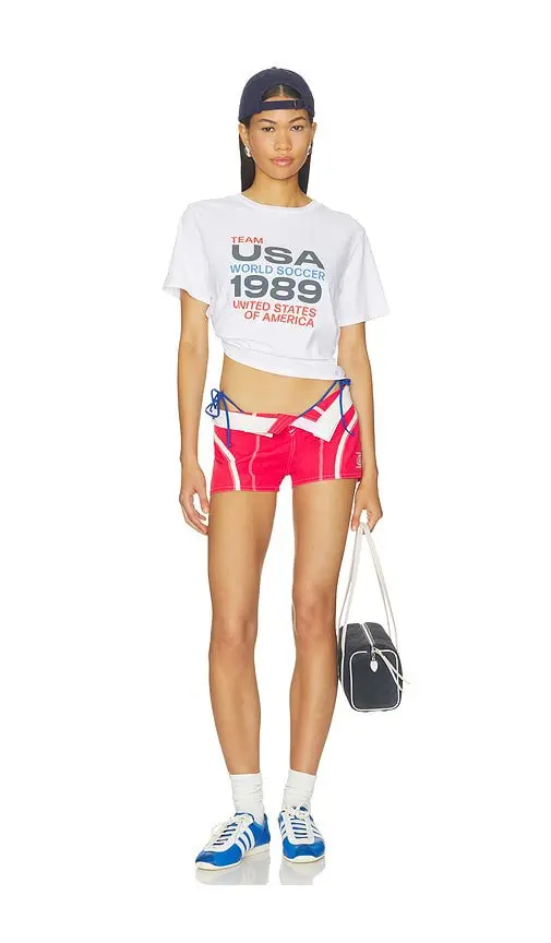 SUNNY SOMEWHERE Team Usa World Soccer Tee