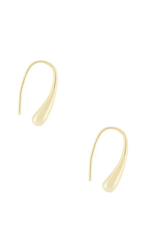 Shashi Mia French Hook Earring In Metallic