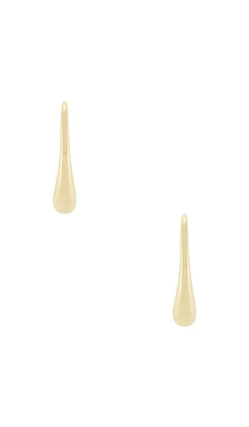 Shashi Mia French Hook Earring In Metallic