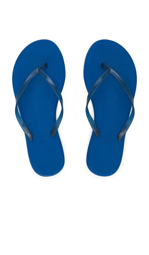Tkees Aqua Flip Flops In Blue
